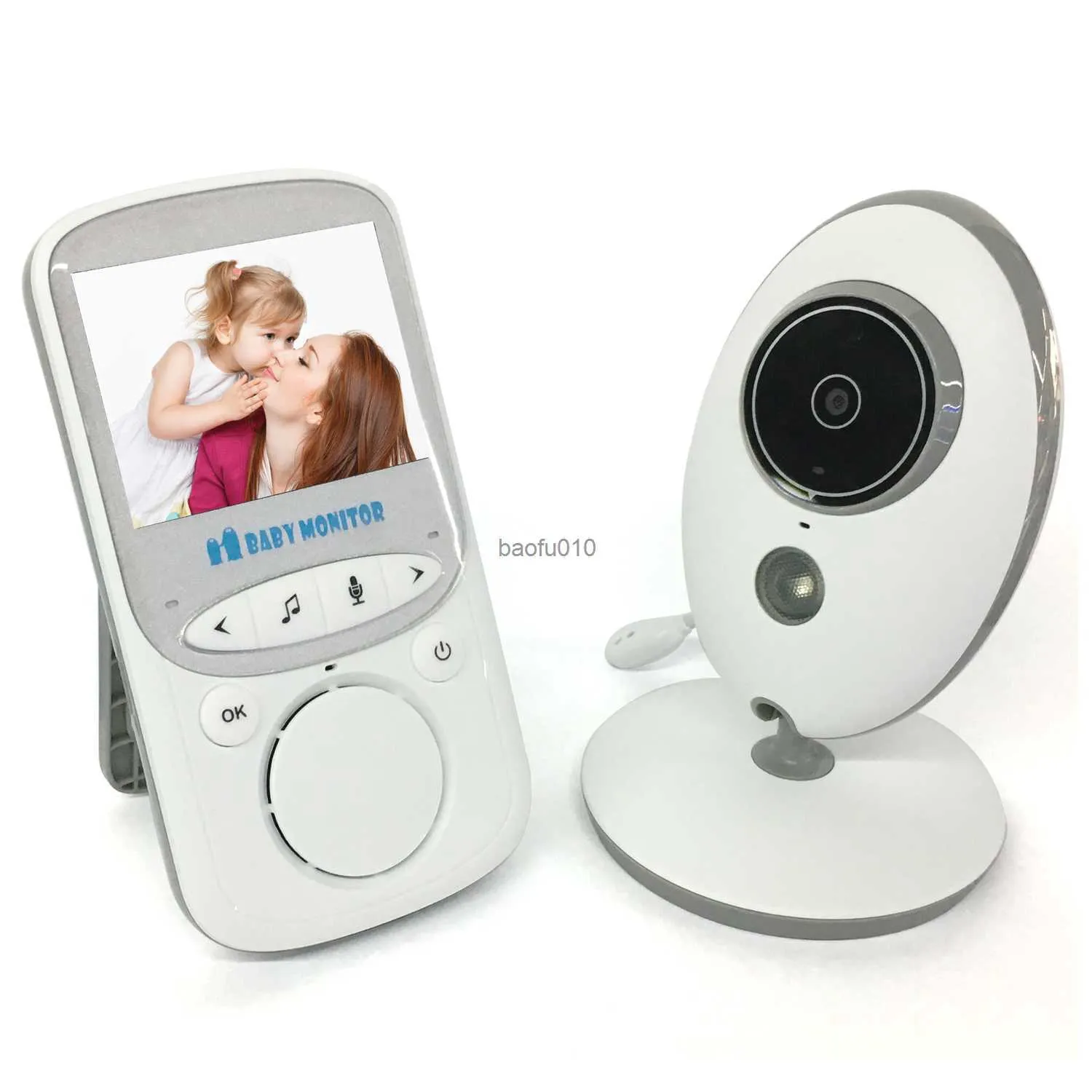 4 Wireless Baby Monitor - Secure Digital Video Camera with Audio, Night ...
