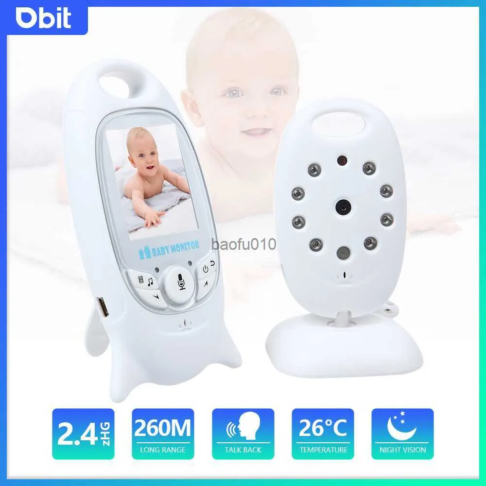 Video Baby Monitor with Night Vision & Temperature Monitoring - Two-Way ...