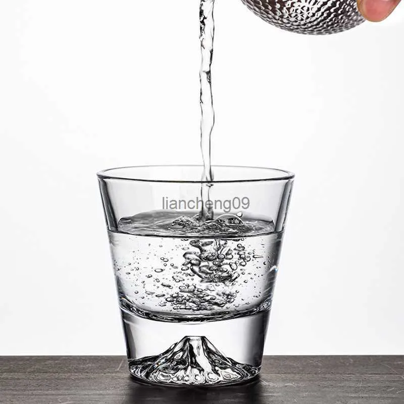 Japanese Mount Fuji Wine Glass Crystal Snow Mountain Xo Whisky Rock ...