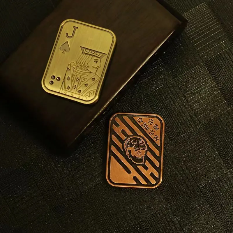 DHgate.com:Metallic Skull Push Slider Fidget Spinner: Anti-Stress EDC ...