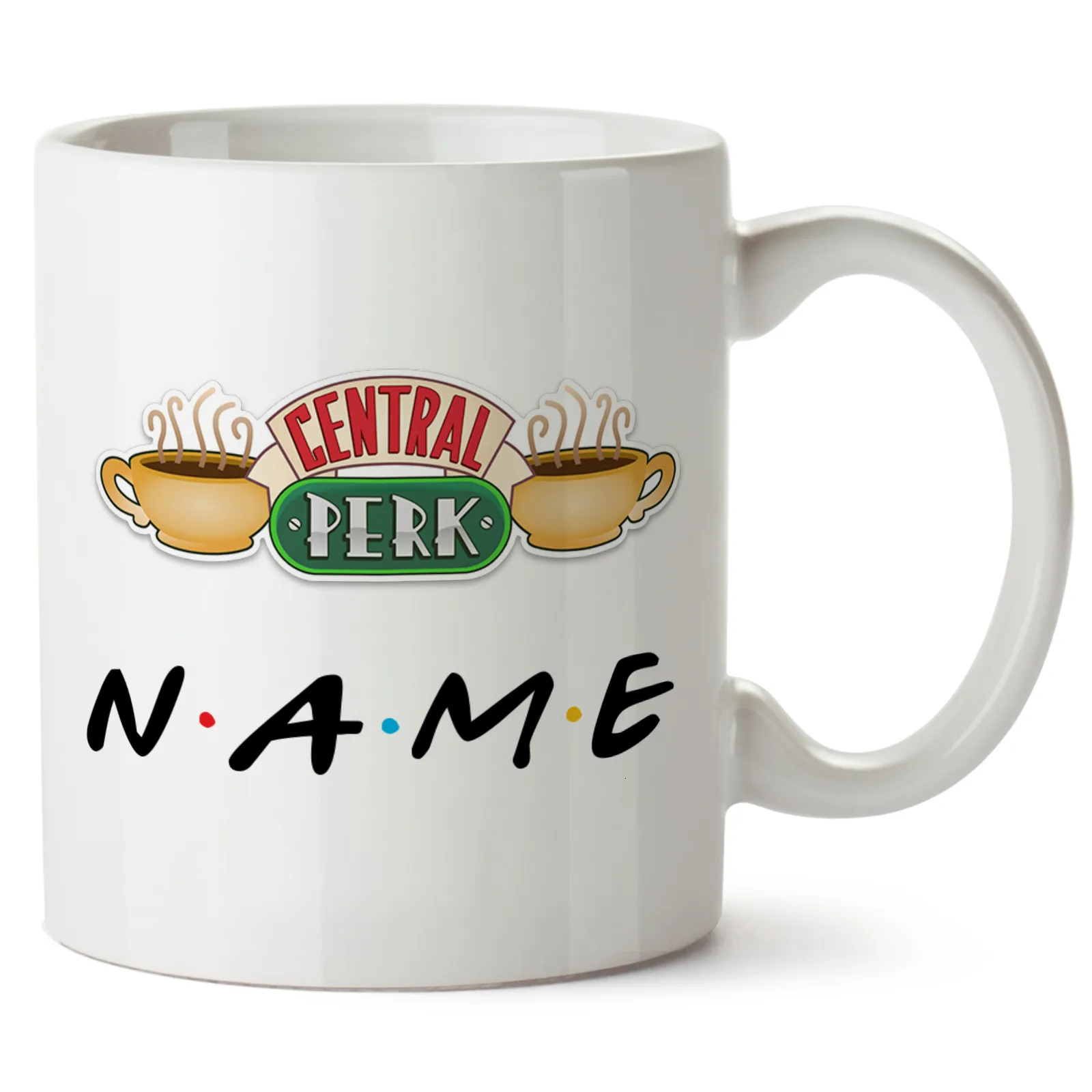 DHgate.com:Central Perk Coffee Mug - 11oz Personalized Ceramic Cup for ...