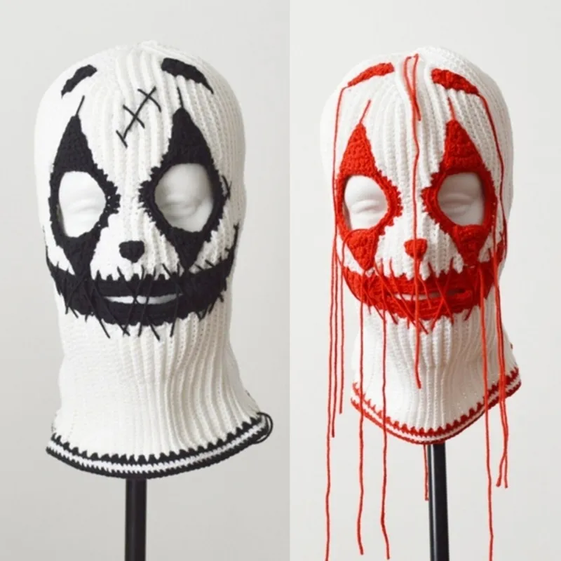 Terrificante Fantasma A Maglia Balaclava |2024 Gigoter Adulti Adulti ...