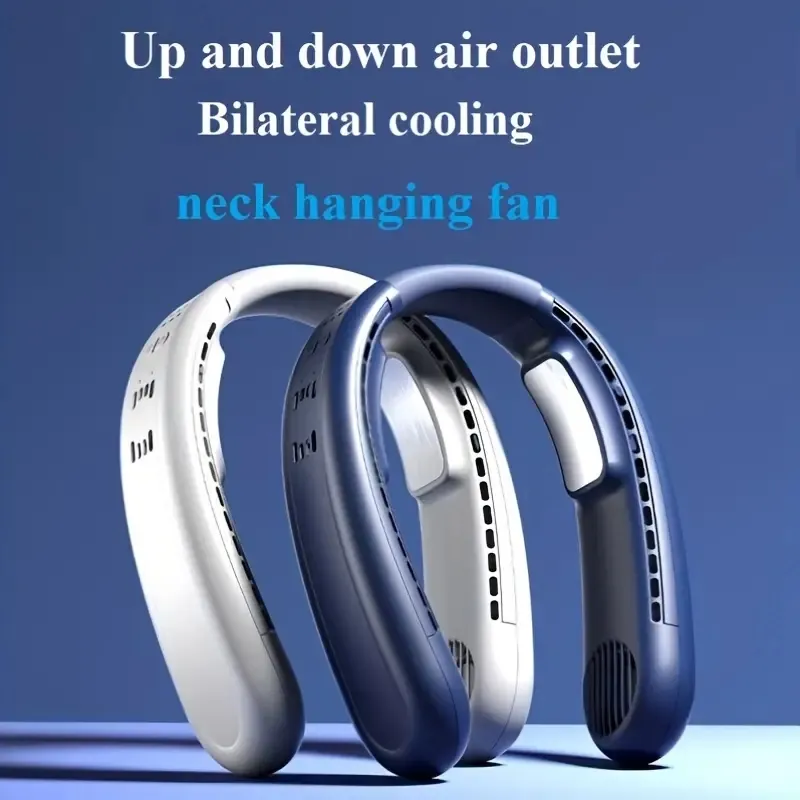 DHgate.com:Vaneless Dual-sided Cooling Hanging Neck Fan with Surround ...