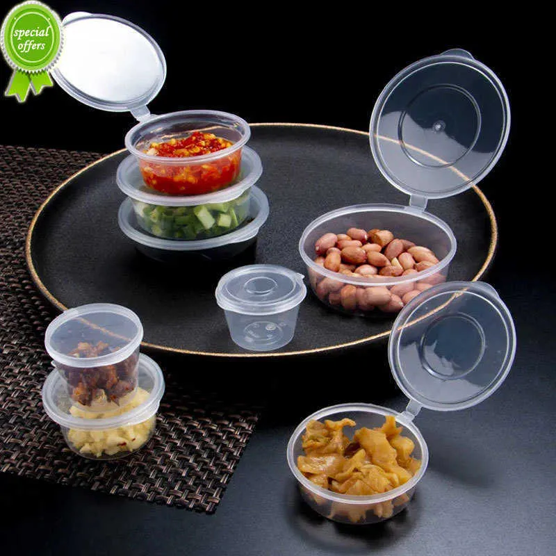 10-Piece Disposable Sauce Containers - Leakproof Dressing Cups with ...