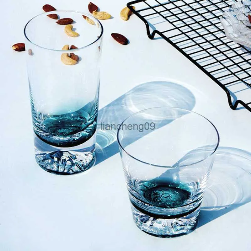 Japanese Mount Fuji Wine Glass Crystal Snow Mountain Xo Whisky Rock ...