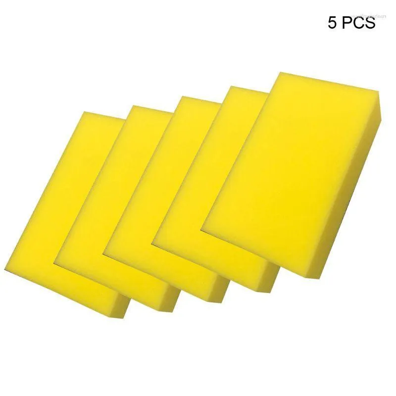 DHgate.com:5 Pack Yellow Car Wash Wax Square Sponge, Extra Soft Large ...