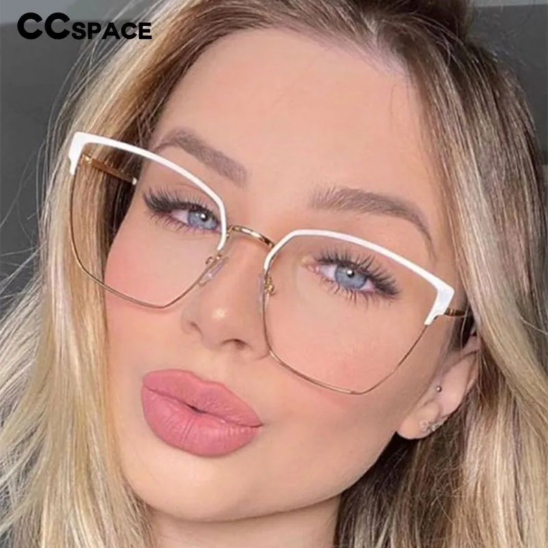 DHgate.com:Metal Cat-Eye Optical Glasses Frames with Blue Light Filter ...