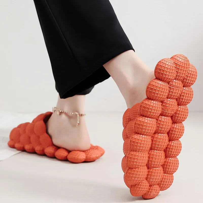 DHgate.com:2024Ultra-Soft Bubble Slides: Candy-Colored EVA Slippers for ...