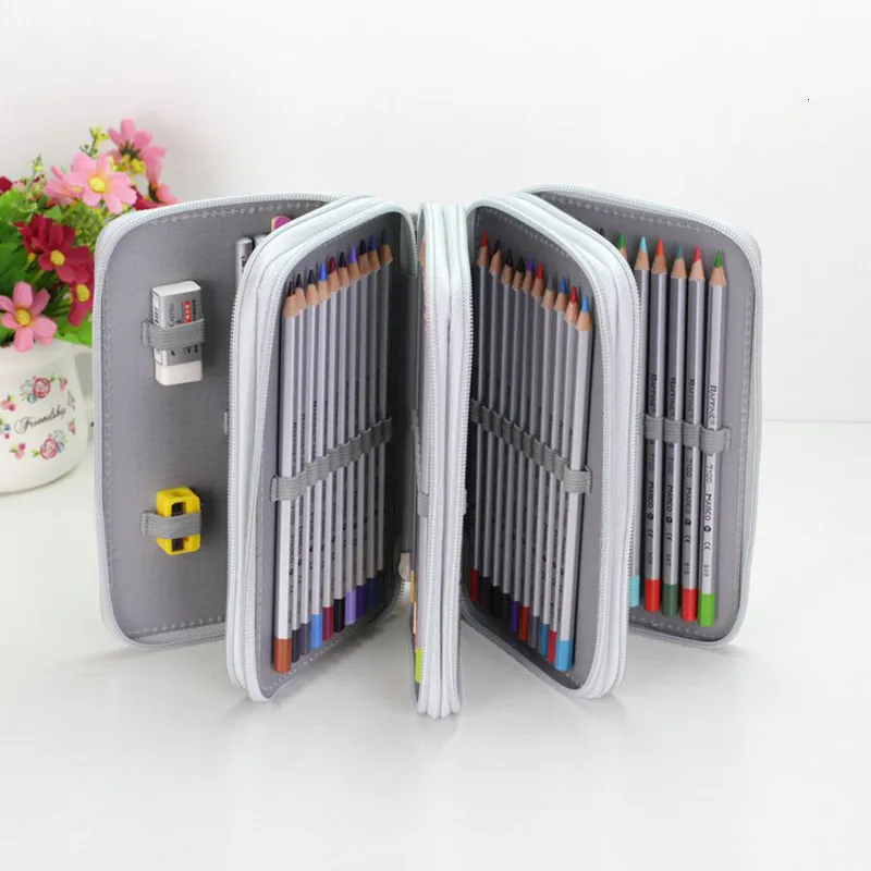 DHgate.com:Multifunctional Large Capacity Art Pencil Case for Drawing ...