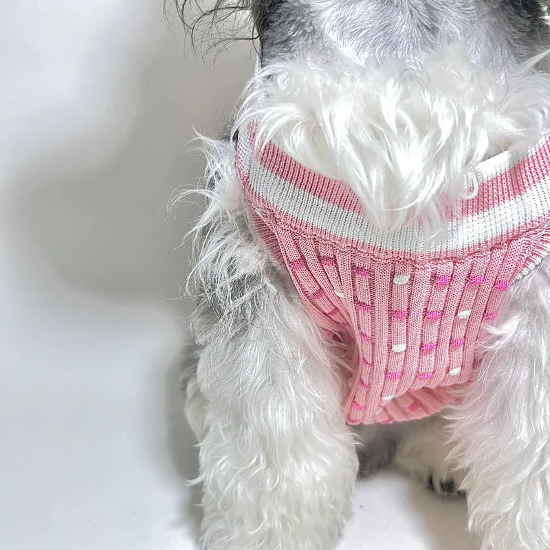 DHgate.com:Pink Cotton Dog Sweater with Classic Letters Pattern ...