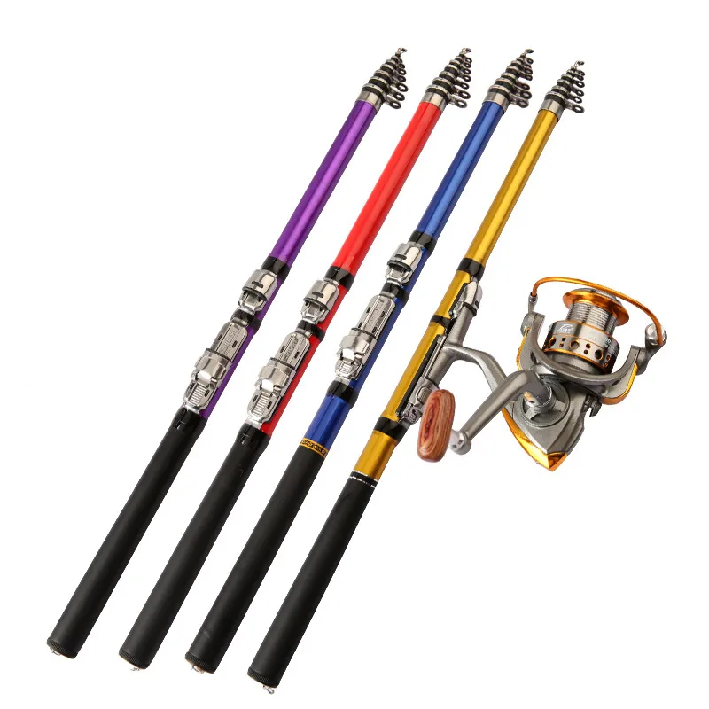 Portable Telescopic Rock Fishing Rod With Soft Tail And Short Joints ...