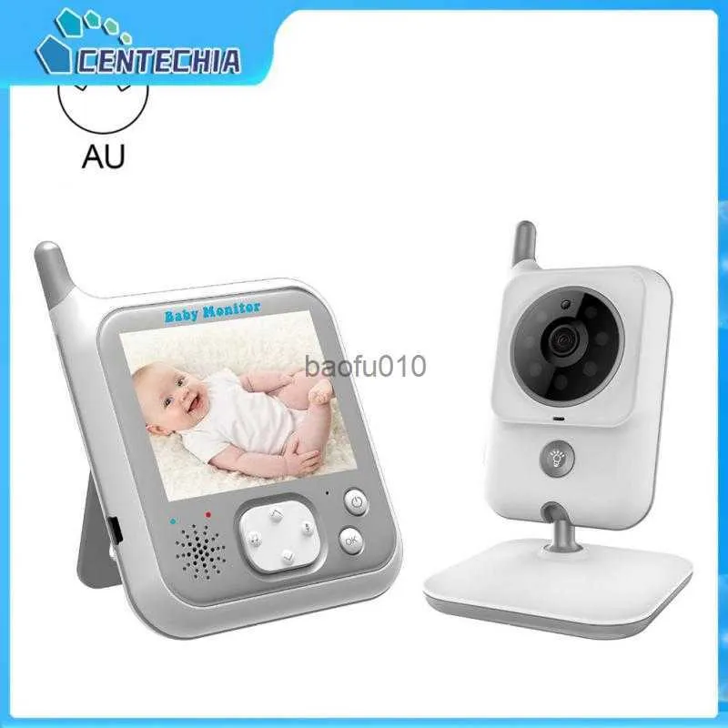 2 LCD Baby Monitor with Two-Way Audio & Night Vision - Wireless Video ...