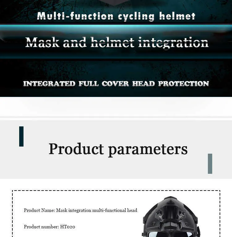 Tactical Outdoor Trauma Void Helmets All In One Full Face Helmet With ...