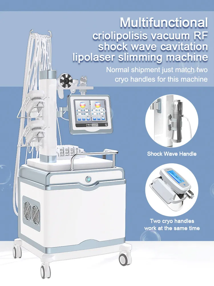 Ultrasound Shockwave Cryo Massager: Lipo Laser Roller Cellulite Machine ...