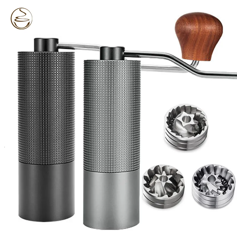 Premium Manual Coffee Grinder - Hand Coffee Mill with Conical Burr ...