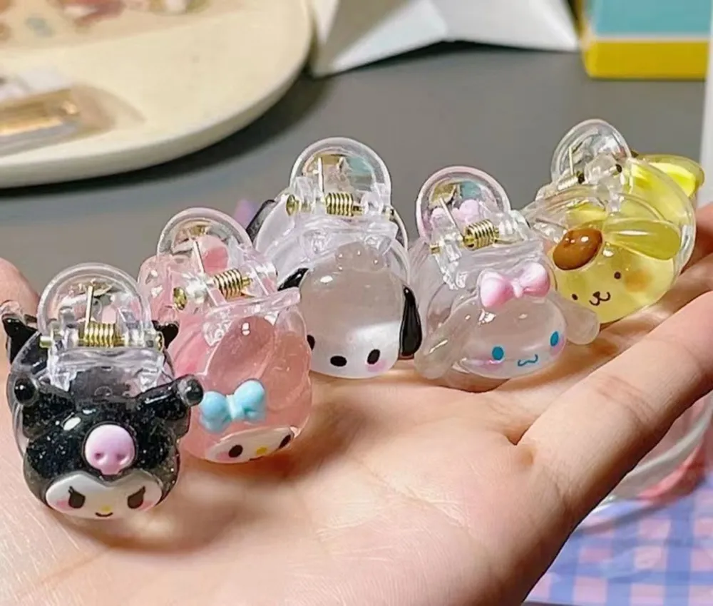 Cute Clips For Hair Cartoon Character Hair Clips, Colorful Acrylic ...