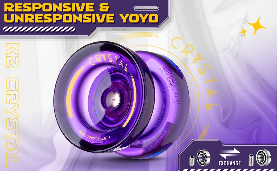 DHgate.com:Yoyo MAGICYOYO Responsive Yoyo for Kids K2 Crystal Dual ...