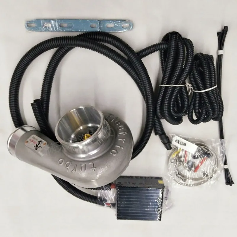 Universal 12V Electric Turbo Supercharger Kit Improve Car Speed With ...