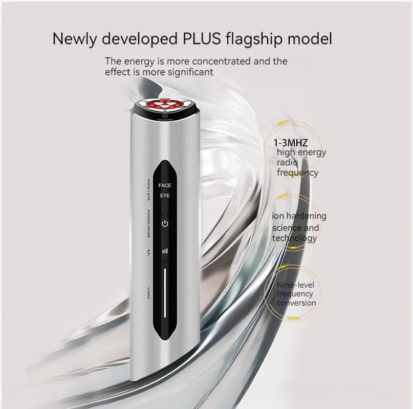 RF Beauty Instrument: 9 Pole Mini Ultrasonic, Deep Lifting & Tightening ...