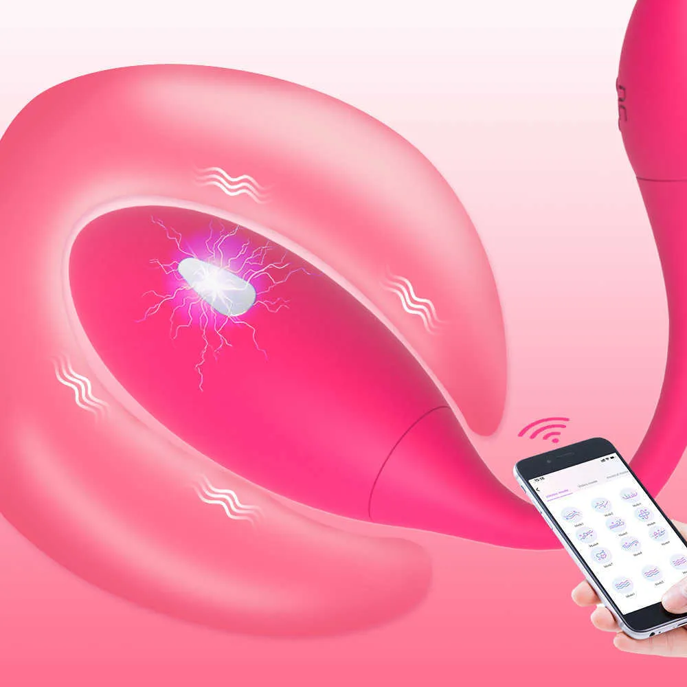 Vibrators App Control Electric Shock Vaginal Kegel Ball Vibrator For