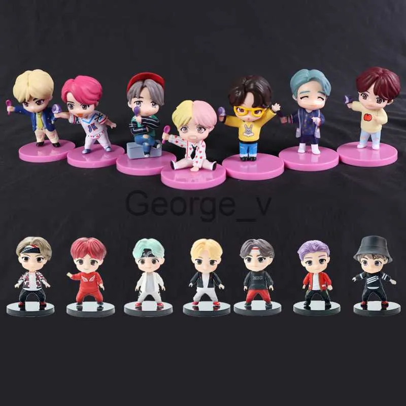 Kpop Idol Minifigure Set - 7 Styles Bann Boys Figures, Korean Star ...