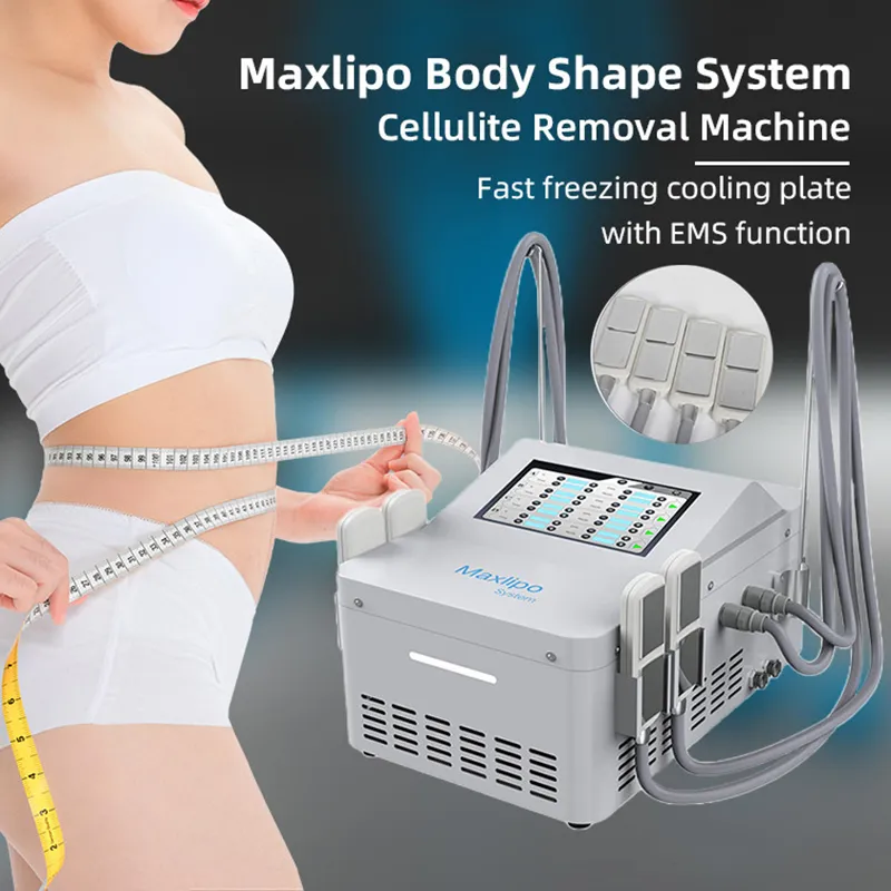 Cool Slimming Portable Cryo Lipo Machine With EMS Fat Freezing Body ...