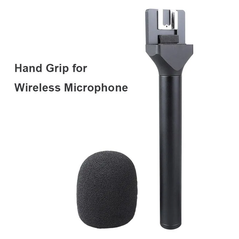 Microphones Wireless Microphone Holder Interview Handheld Transmitter ...