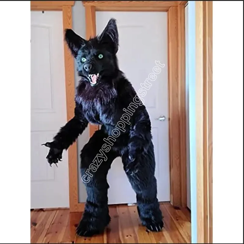 Furry Wolf Costume: Realistic Animal Mascot Suit For... From ...