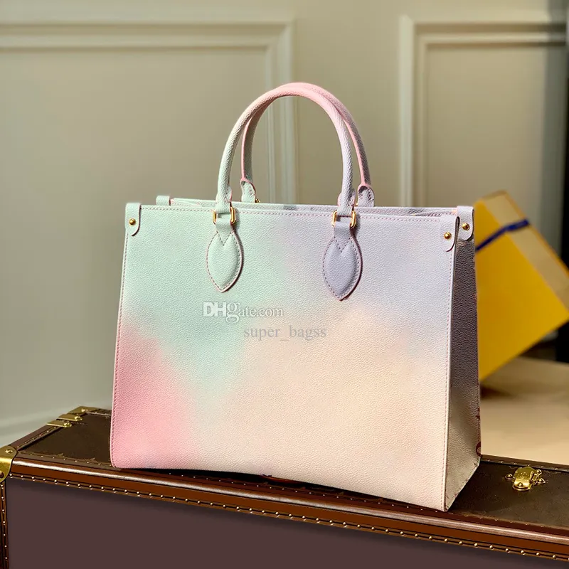 DHgate.com:Womens Genuine Leather Floral Tote Bag, 35CM Designer ...