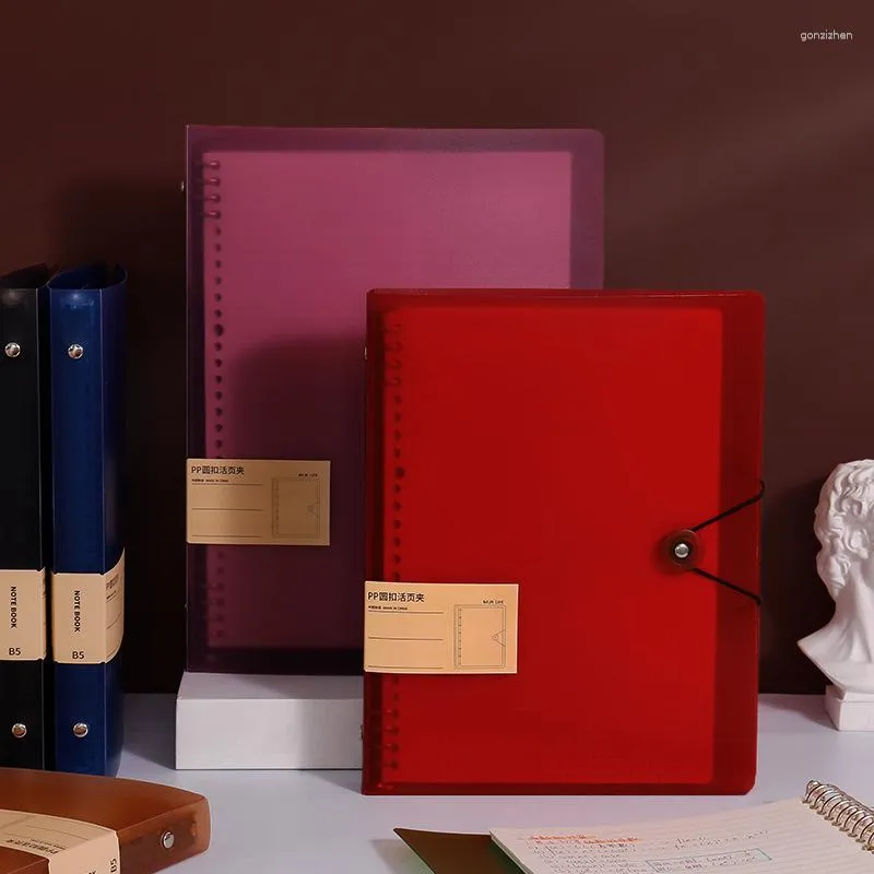 Wholesale Loose Leaf Shell Binder Design A5/B5 / A4 Size, Transparent ...