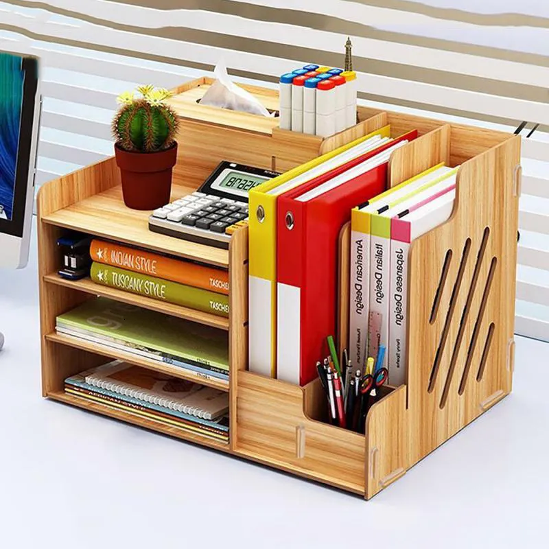 Multi Functional Desk Organizer For Stationery, Books, Magazine ...