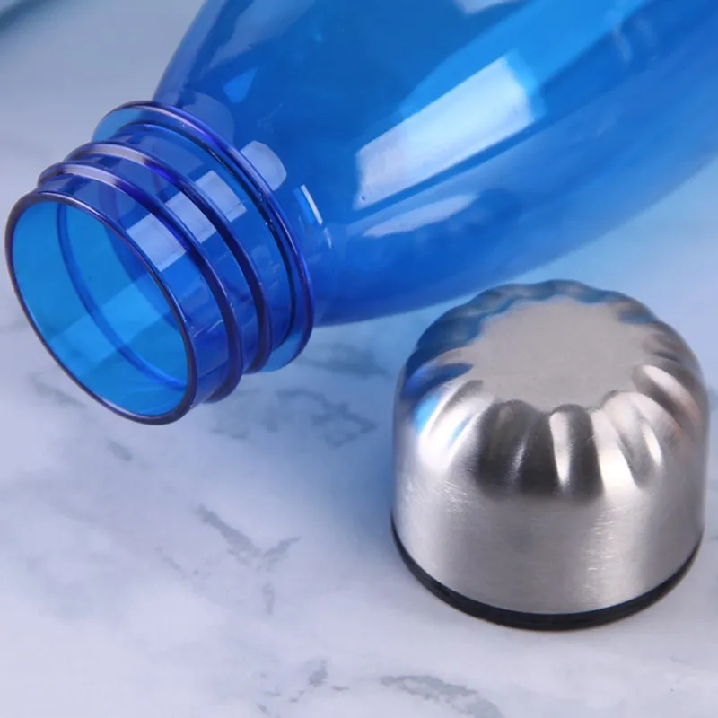 PS Material Outdoor Sports Portable Water Bottle with 750ml Capacity ...