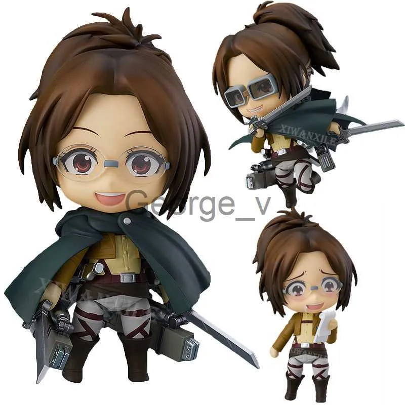 Attack On Titan Action Figure: Hange Zoe & Erwin Smith Collectible Doll ...