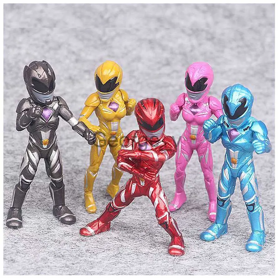 DHgate.com:5Pcs Dinosaur Team Power Ranger Action Figures PVC Model ...