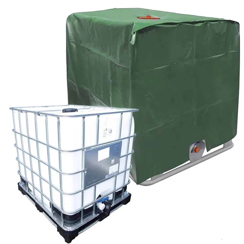 Waterproof Green Tank Cover Insulator Dust 1000 Litre IBC Container ...