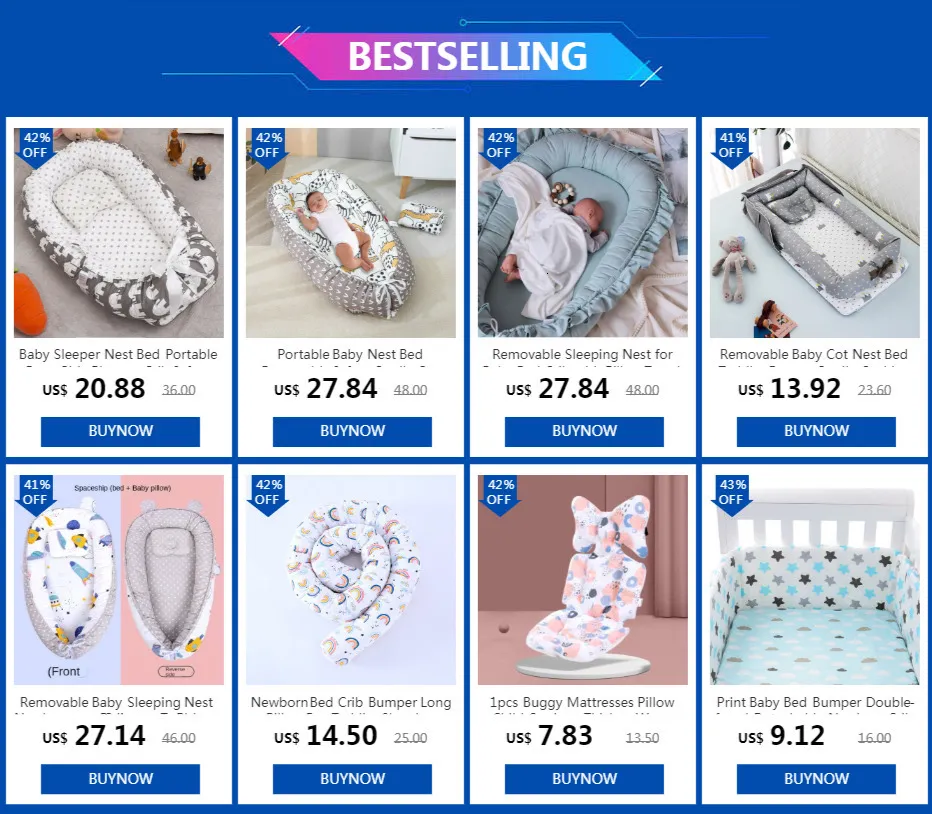 DHgate.com:Baby Crib Bumper Protector Cotton Infant Crib Cradle Boys ...
