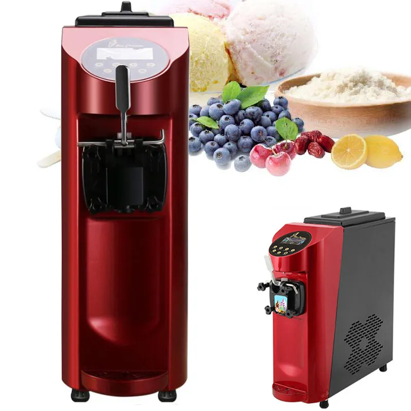 Commercial Ice Cream Maker: LINBOSS Automatic Frozen Dessert Machine ...