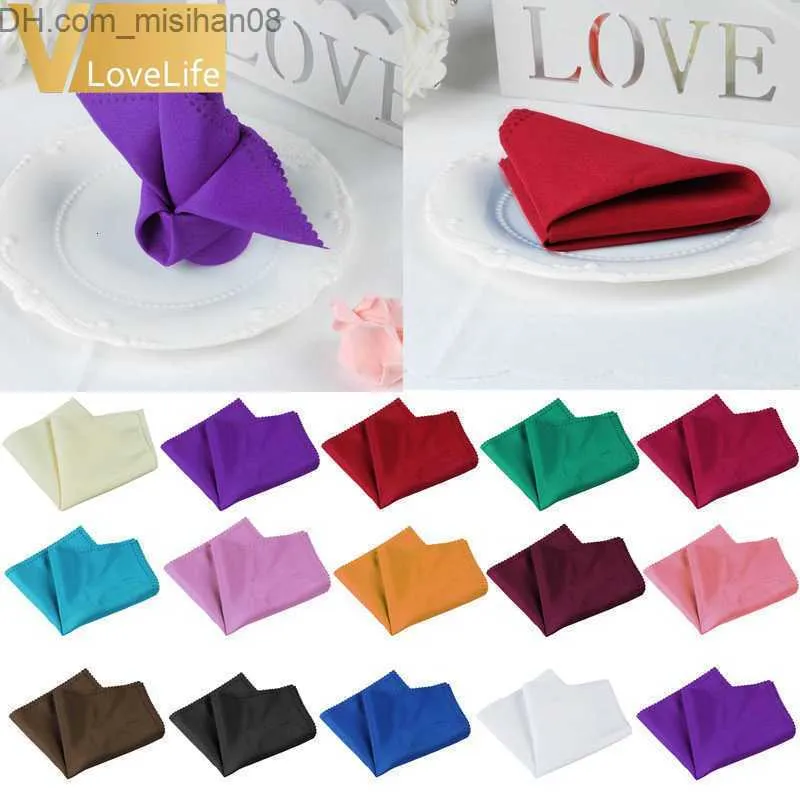 DHgate.com:Linen Polyester Table Napkins - 50Pcs 30x30cm Wedding Cloth ...
