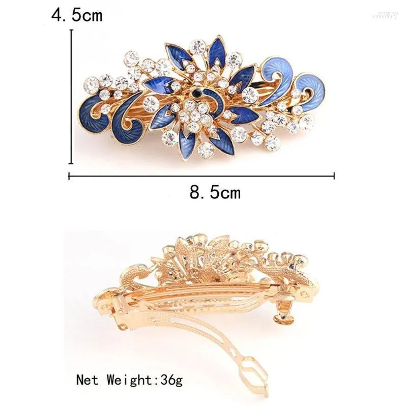DHgate.com:Colorful Peacock Hair Clip: 1PC Fashionable Peacock Design ...