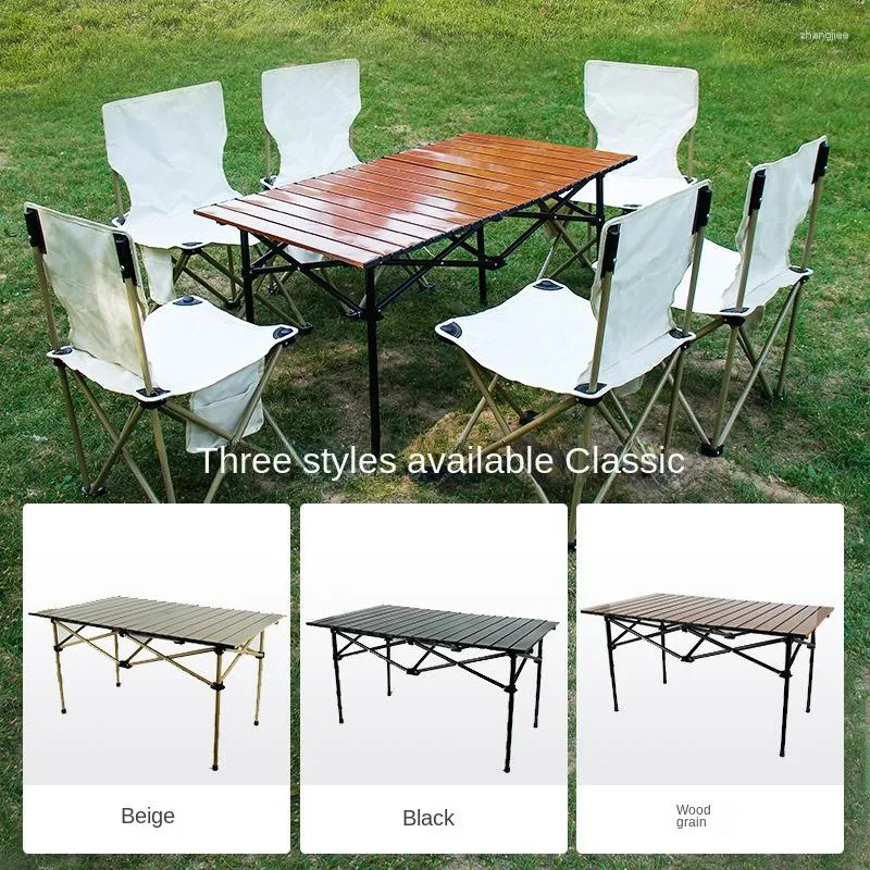 Portable Carbon Steel Folding King Camp Folding Table For Outdoor ...