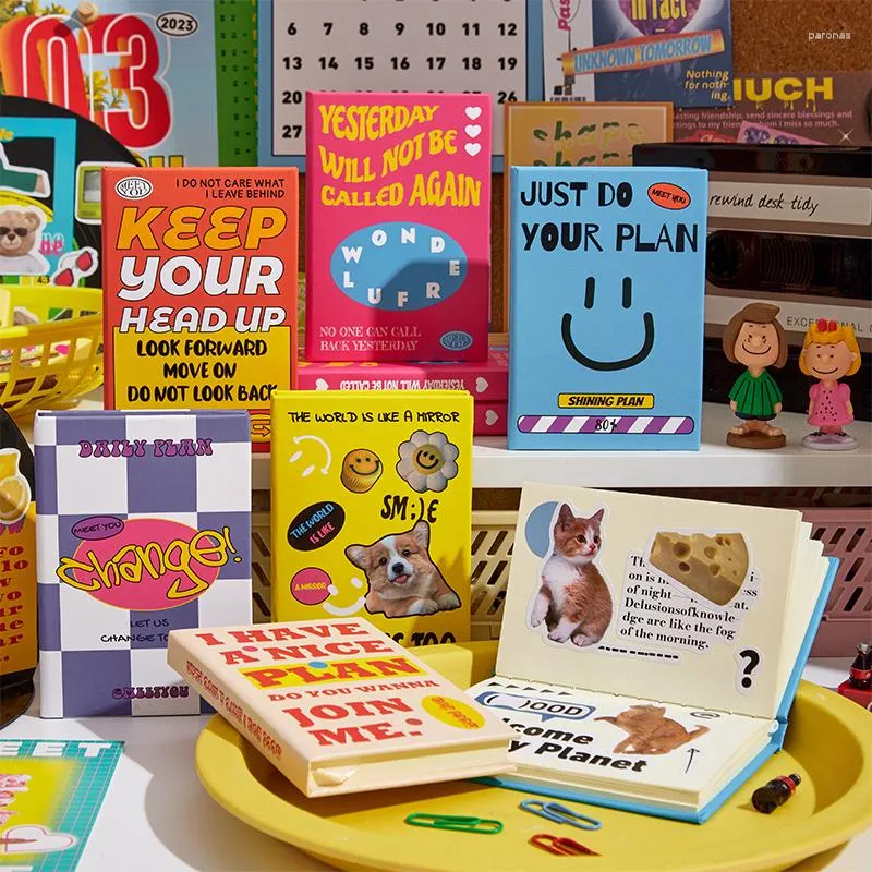 DHgate.com:Mini A7 Size 80 Sheets Blank Paper Notepad Diary Memo Book ...