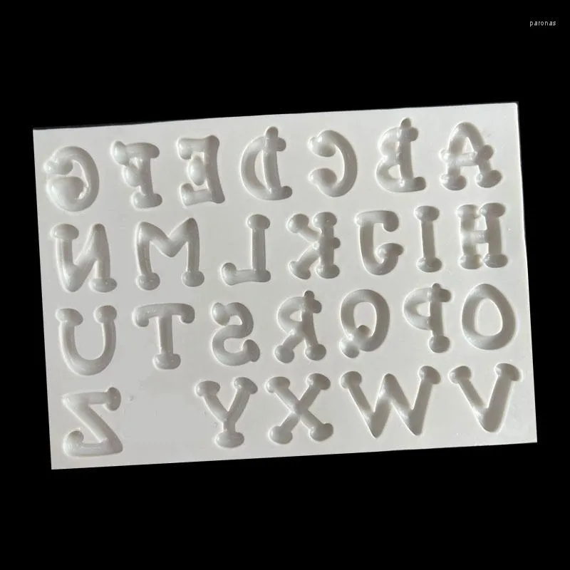 Silicone Alphabet Baking Molds With Cartoon English Alphabet For ...