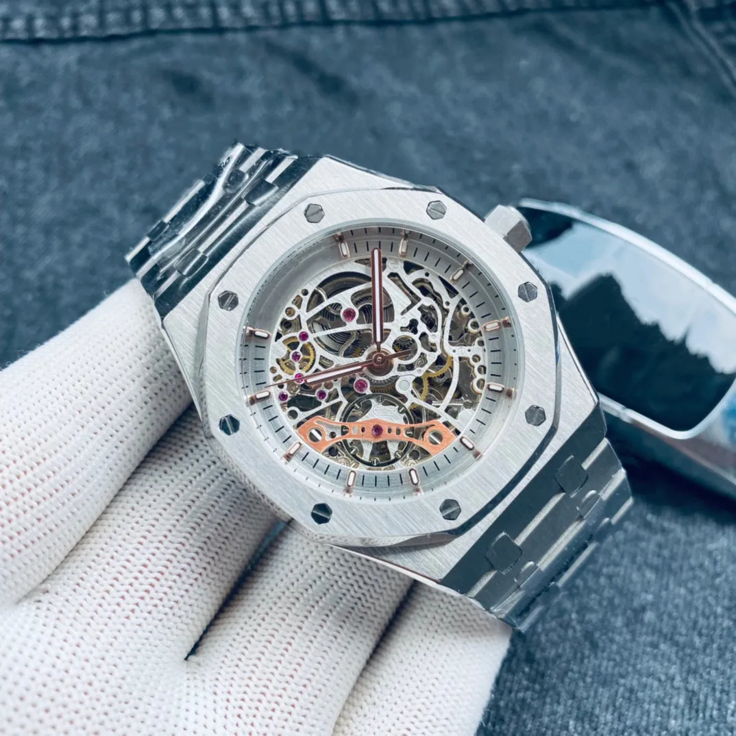 New Fashionhollow Surface Mens Watch Luxury Designer Watches 41MM Dial ...
