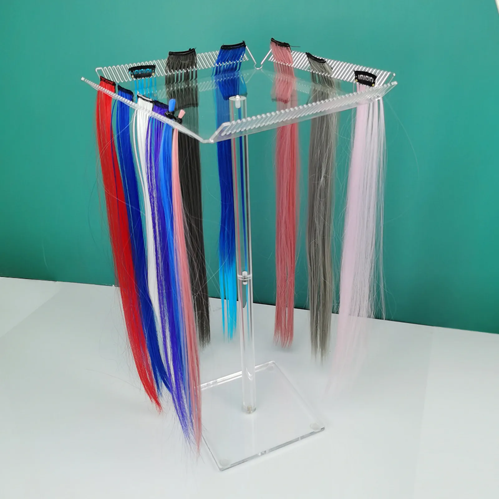 DHgate.com:Wig Stand: Acrylic Hair Extension Display Holder for Salon ...