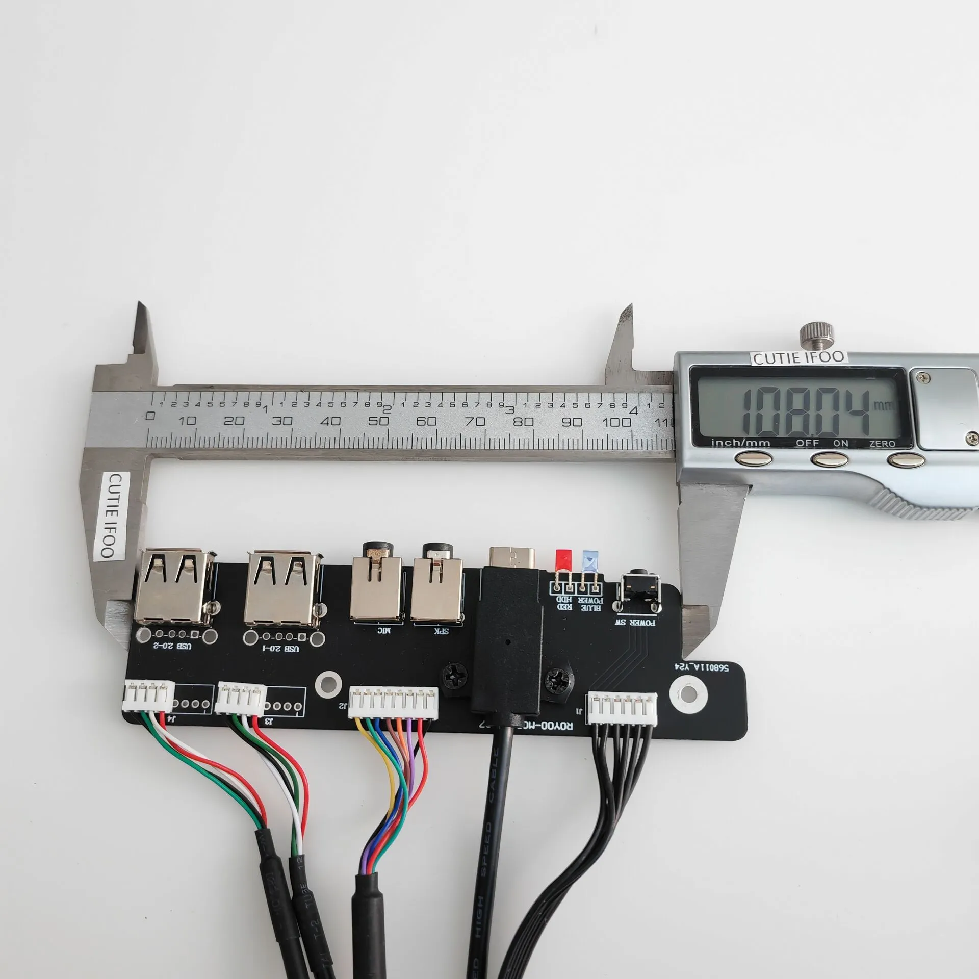 Mini Computer ITX Motherboard Extension Front Panel Cable 9P To USB 2.0 ...