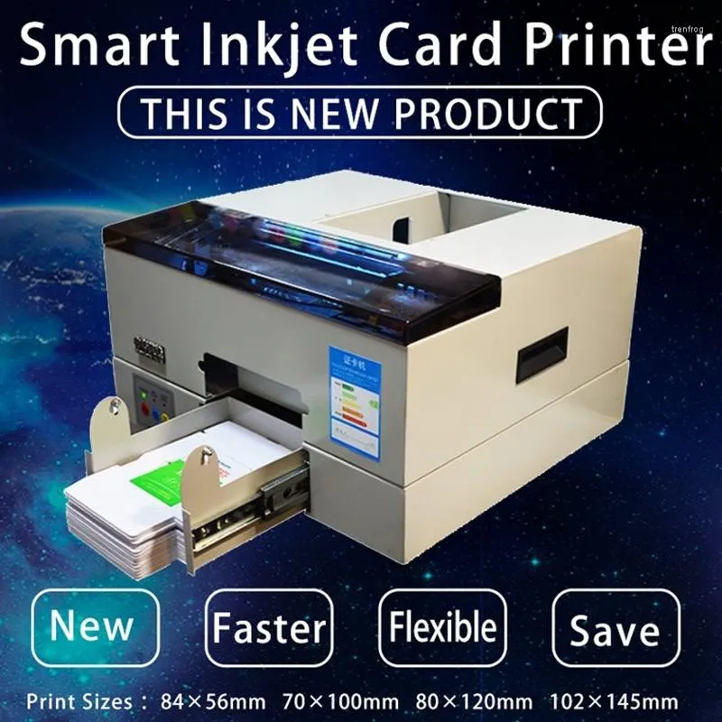 wholesale Automatic Plastic ID Card Printer with AI System for Commercial Use 2024 Model Inkjet PVC Card Printing Machine 8654mm 70100mm