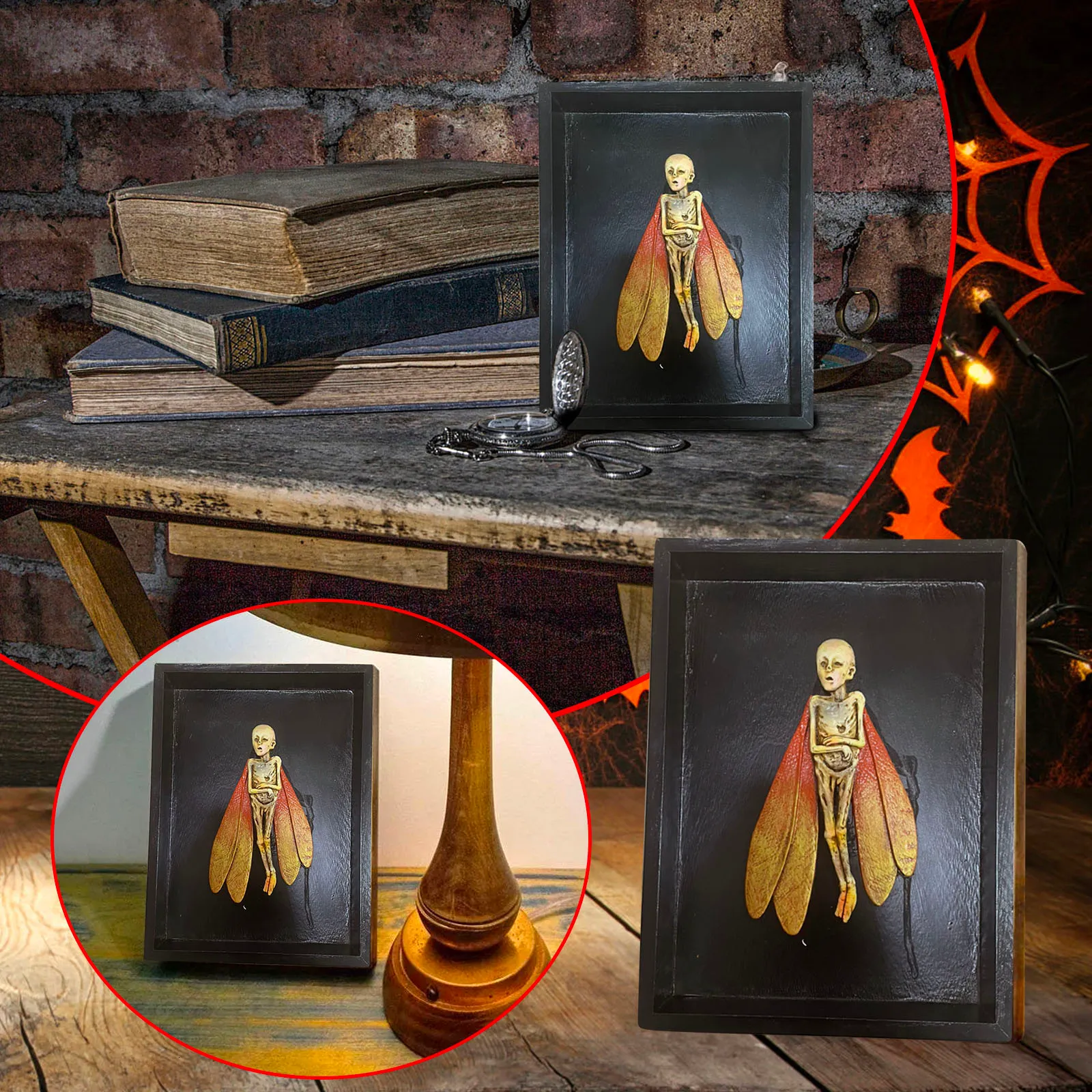 Decorative Objects Gothic Fairy Figurines Mummified... From Lian10, $15 ...