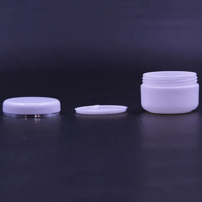 Empty Skincare Bottles Mini Cream Jars, Round PP Cosmetic Containers ...