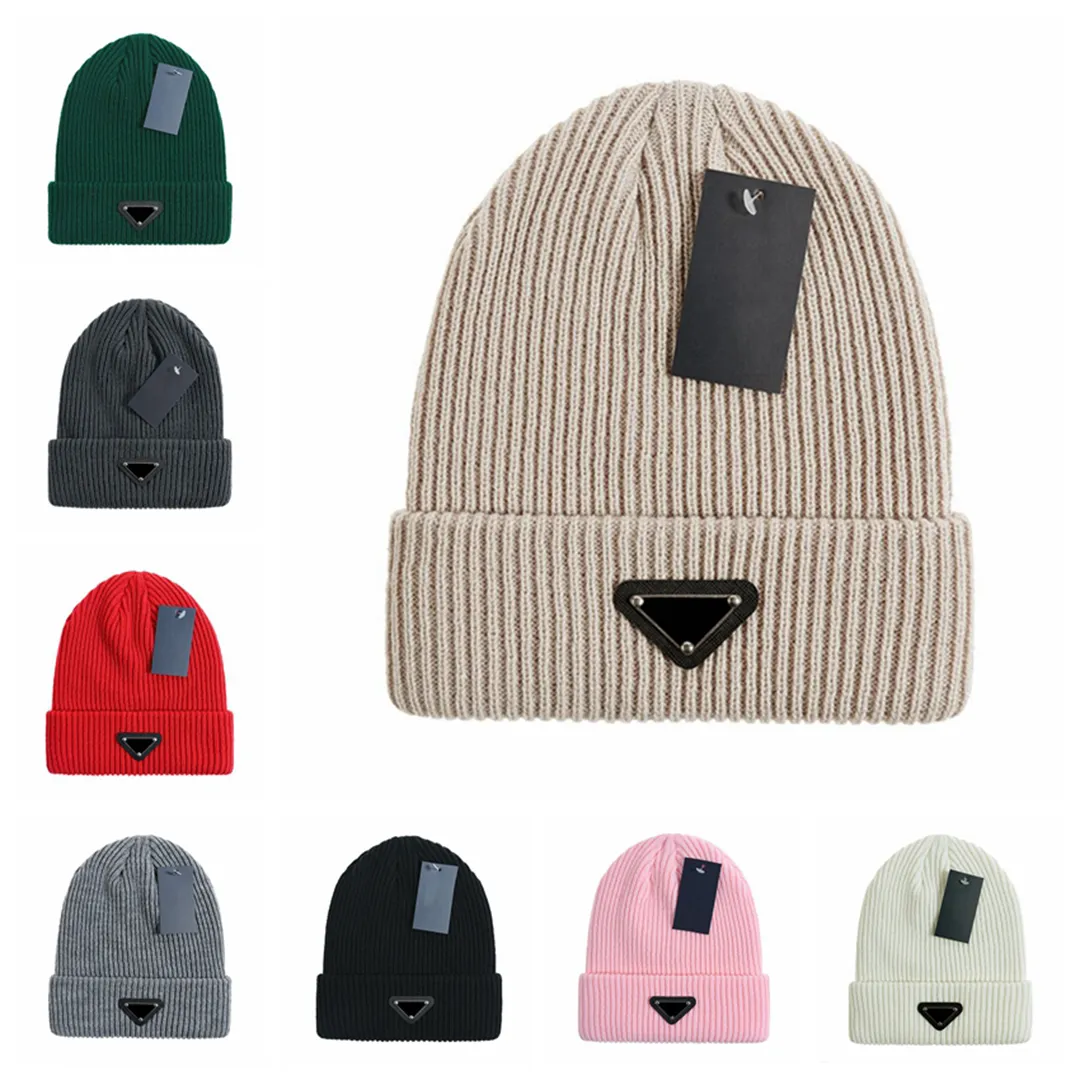Beanie Designer Temperament Versatile Beanie Knitted Warm Letter ...