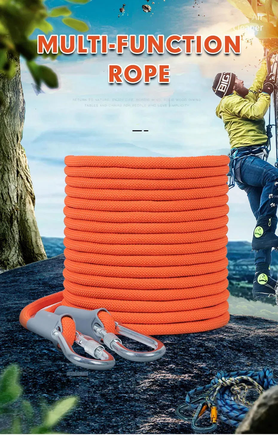DHgate.com:XINDA Outdoor Climbing Rope for Trekking, Hiking and ...